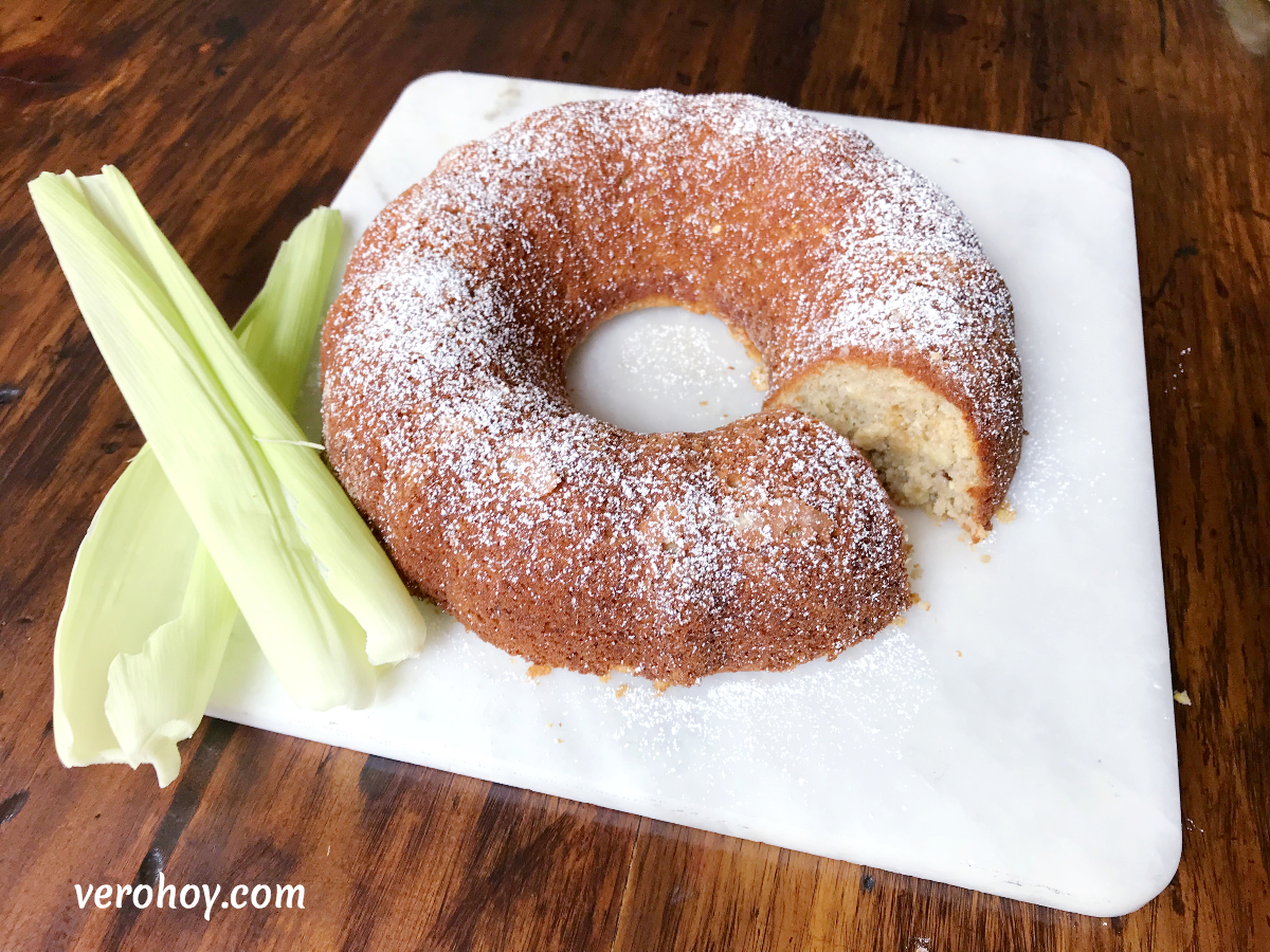 Receta Fácil para preparar Pastel de Elote - Vero Hoy